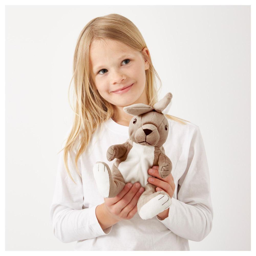 Ikea Gosig Kanin Brown Bunny Rabbit Plush Stuffed Animal Toy | Shopee ...