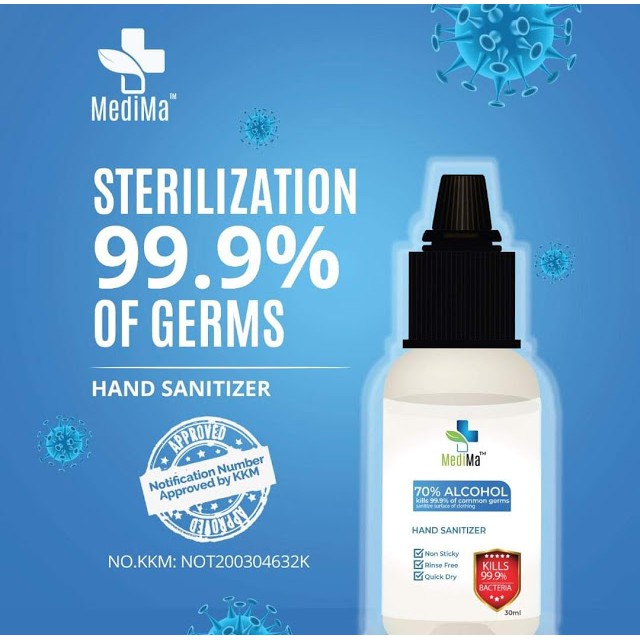 MediMa hand sanitizer (KKM REGISTERED) | Shopee Malaysia