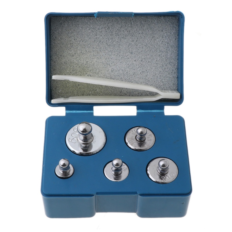 SA 5Pcs 105 Grams Precision Calibration Scale Weight Digital Set 5g 10g ...