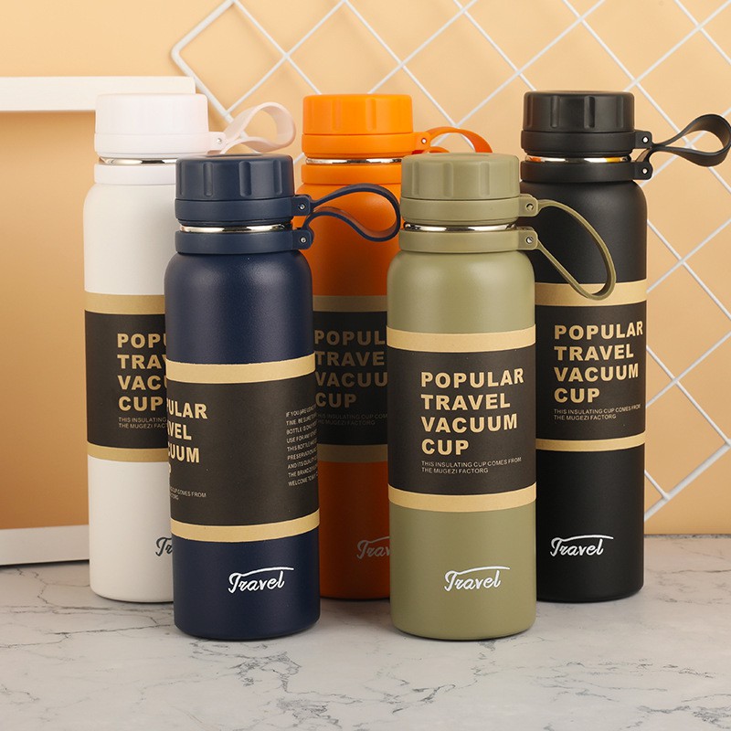 1100ml/850ml/650ml Double Stainless Steel Sport Thermal Flask Leak-Proof Insulation Bottle ...