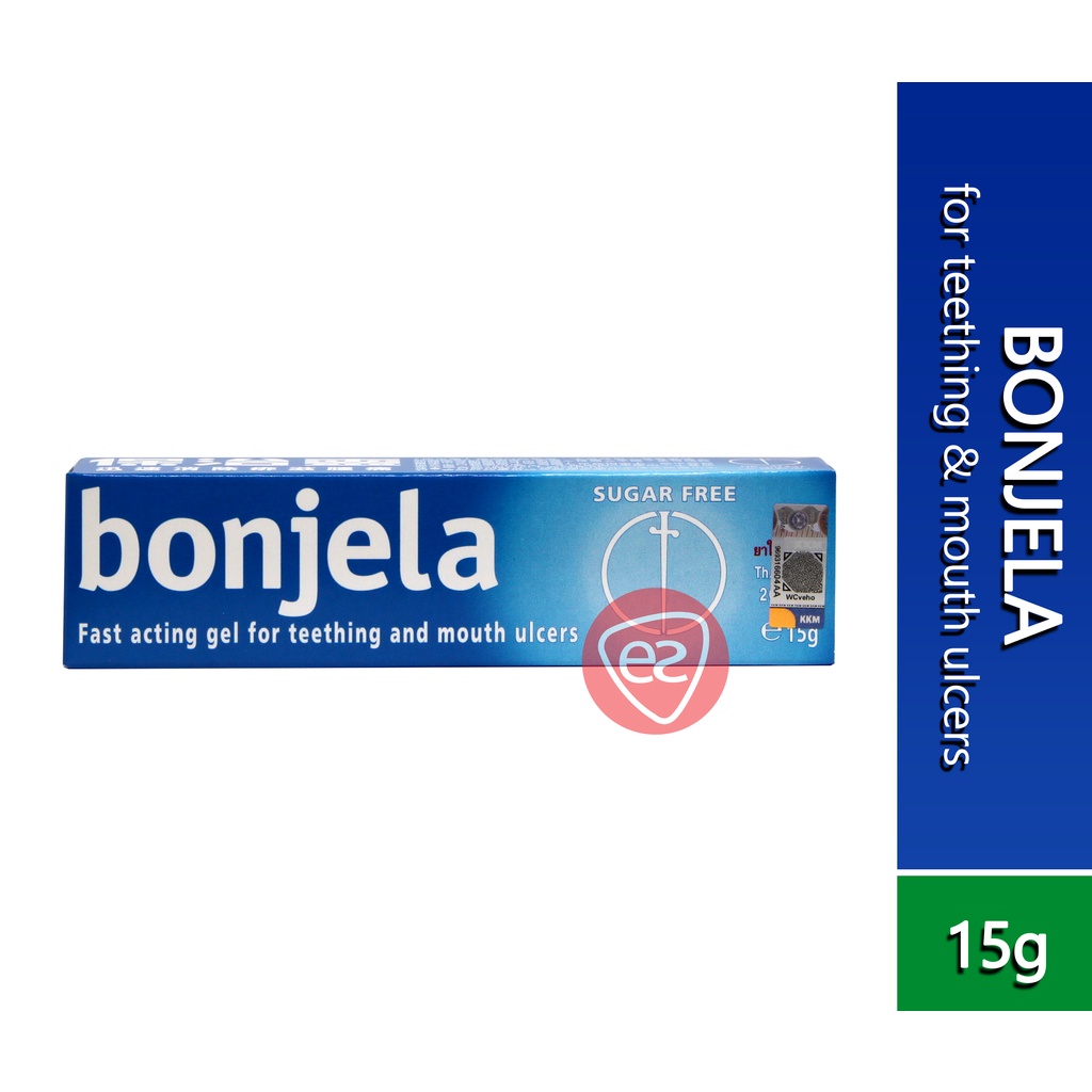 BONJELA GEL 15G FASTING ACTING SUGAR FREE GEL FOR TEETHING & MOUTH ...