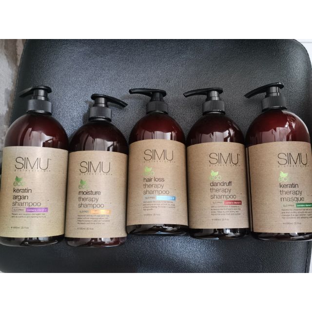 Simu Shampoo for Moisture, Hair Loss, Dandruff, Keratin Argan and ...