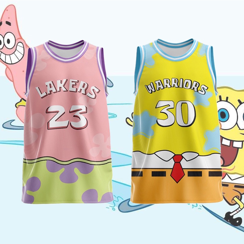 Basketball Uniforms Boys Women Children Game Training Spongebob ...