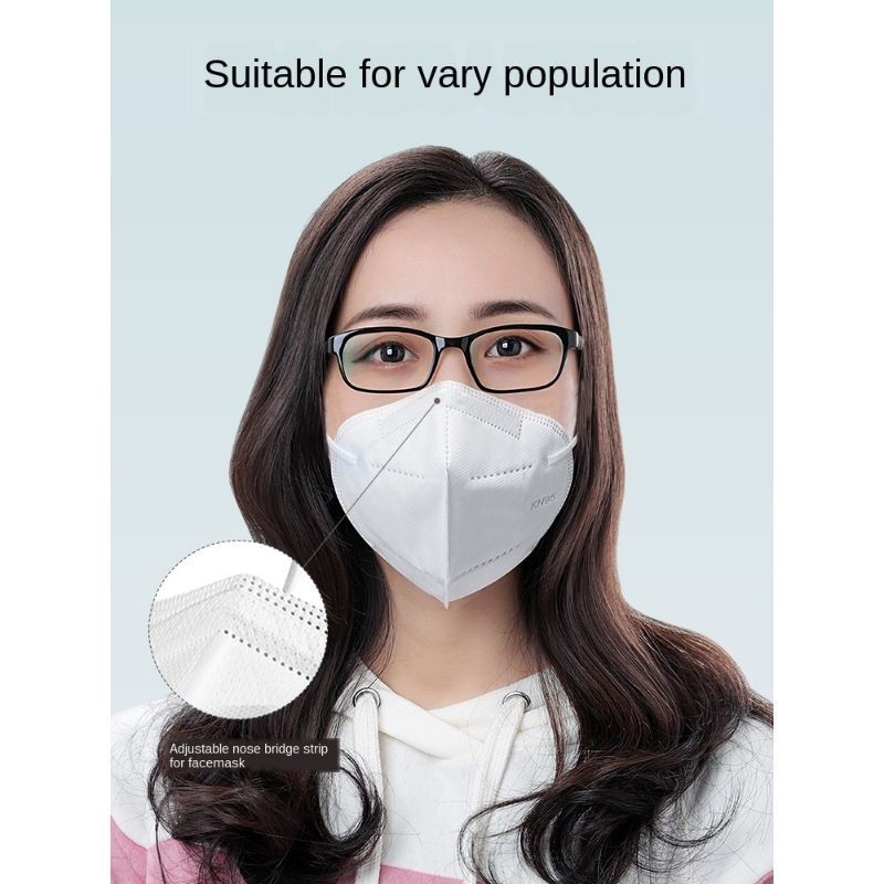 KN95 Mask 50pcs 5ply face Mask 5 layer | Masker Kn95 1Pack isi 10pcs ...