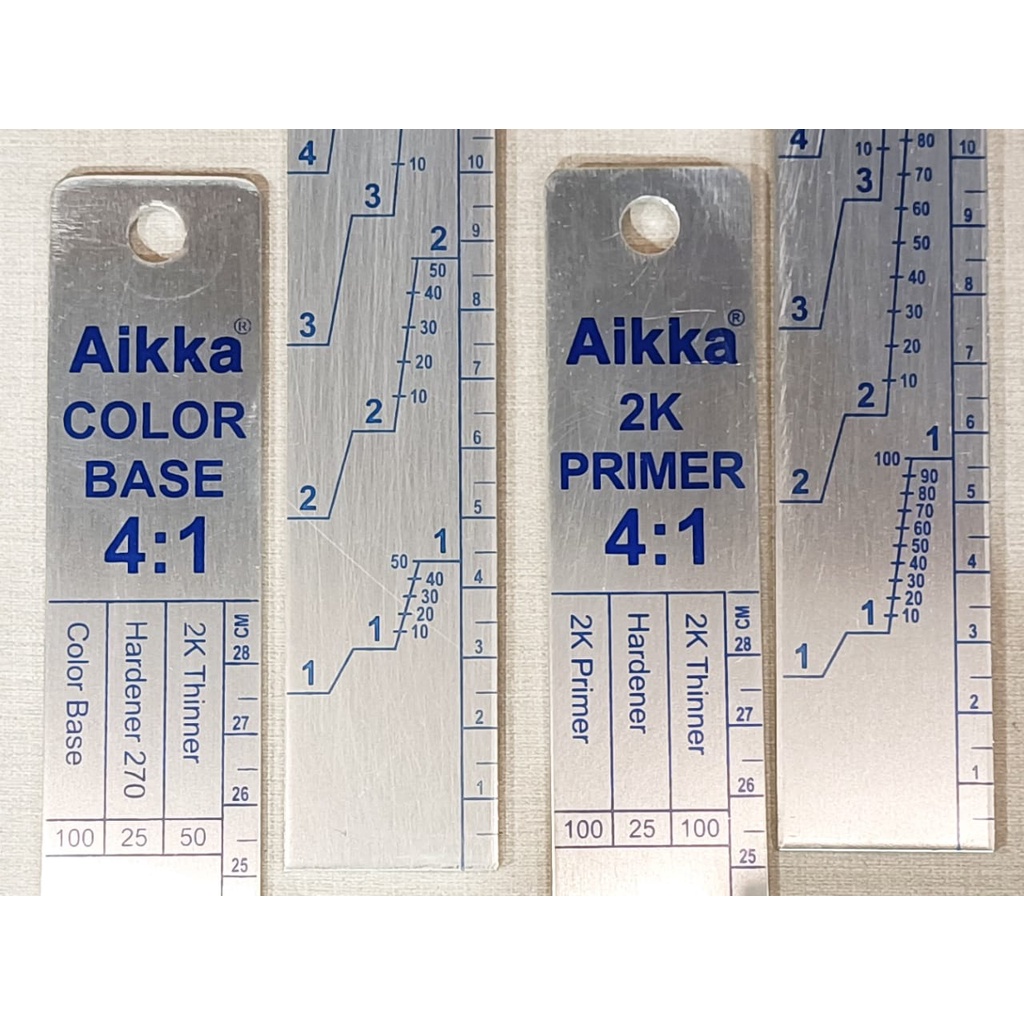 Aikka Car Paint Measuring / Mixing Stick (Pembaris Cat Kereta) | Shopee ...