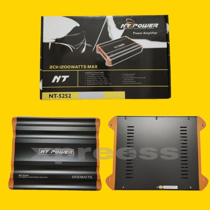 NT POWER NT-5252 2 CHANNEL POWER AMPLIFIER [READY STOCK) | Shopee Malaysia