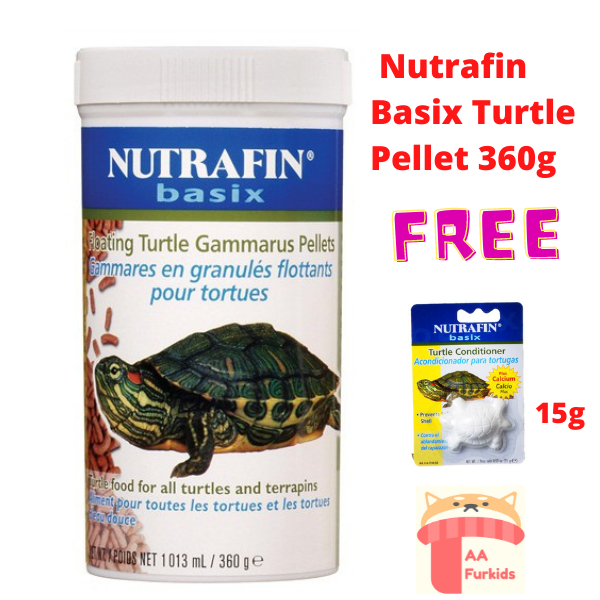 Nutrafin Basix Floating Turtle Pellets 360gm / FREE 1 Nutrafin Turtle ...