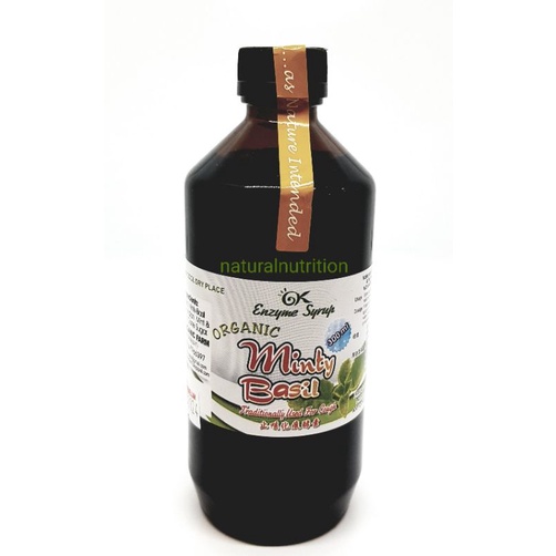 GK Organic Minty Basil Enzyme Syrup 300ml | Shopee Malaysia