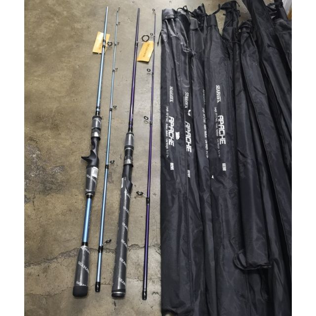 SEAHAWK APACHE SPINNING /CASTING FISHING ROD | Shopee Malaysia