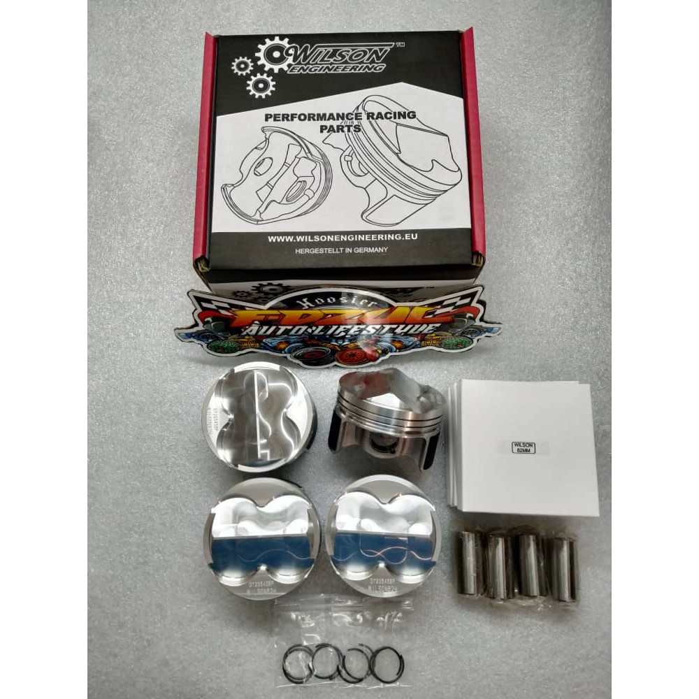 Wilson Engineering Piston Honda B16A B16B B18C VTEC 82MM 83MM | Shopee ...