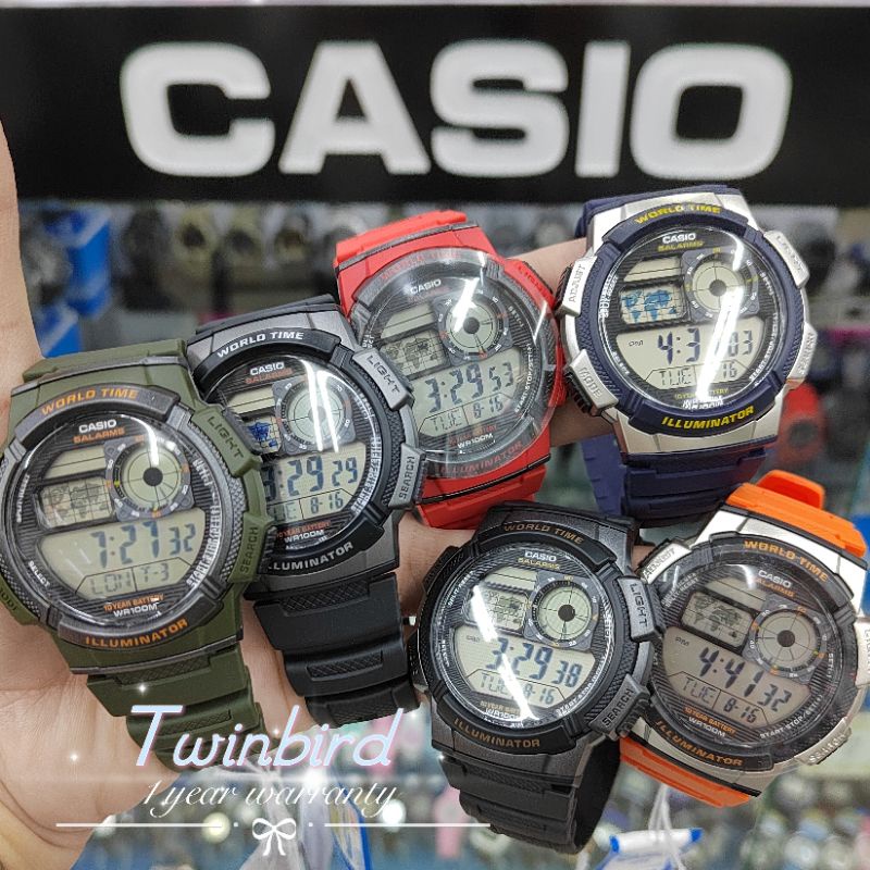 AE-1000W Casio digital watch AE-1000 AE-1000W AE-1000W-1 AE-1000W-1 ...