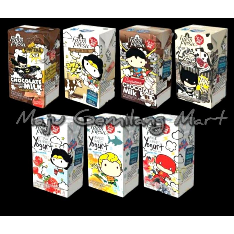 FARM FRESH 125ML × 32 (STRAWBERRY,MIXEDBERRIES,KURMA,CHOCOLATE,YARRA ...