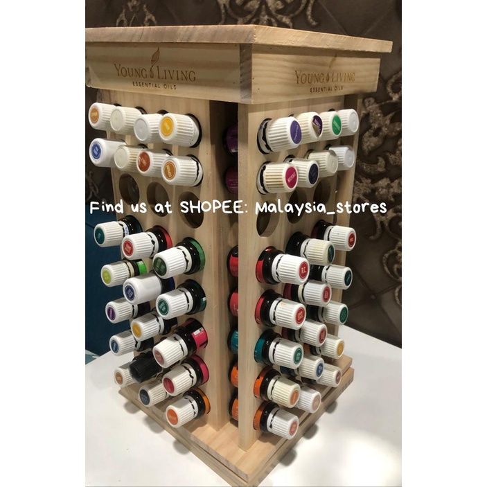 Essential Oil Rack Rotating Turning Tower Young Living Display 360 ...