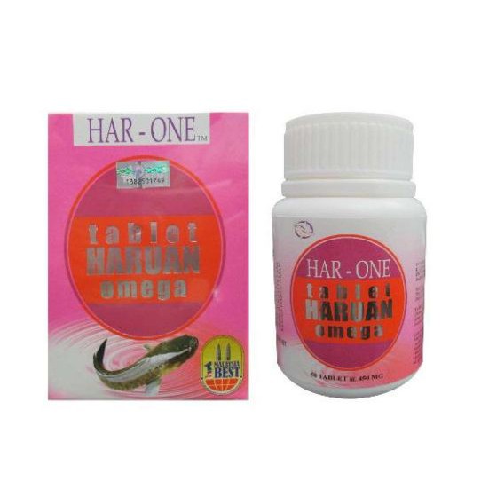 Har-One Tablet Haruan Omega (50's) - TABLET PATI IKAN HARUAN | Shopee ...