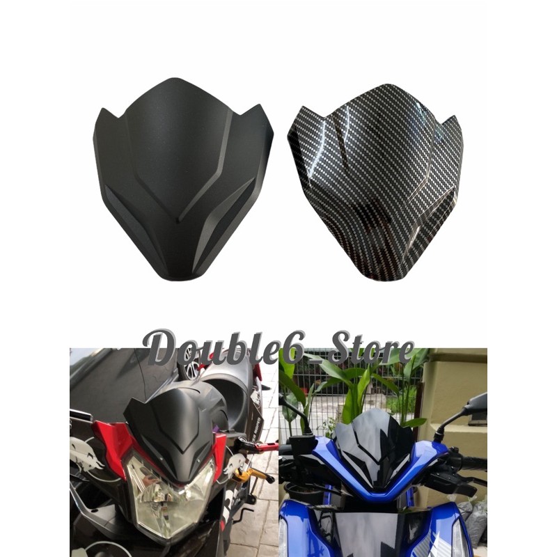 SYM VF3I VISOR COVER (Faling) NEW DESIGN MATT BLACK CARBON | Shopee ...