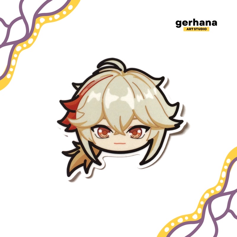 Genshin Impact Chibi Sticker | Kazuha Chongyun Scaramouche Xiao Venti ...