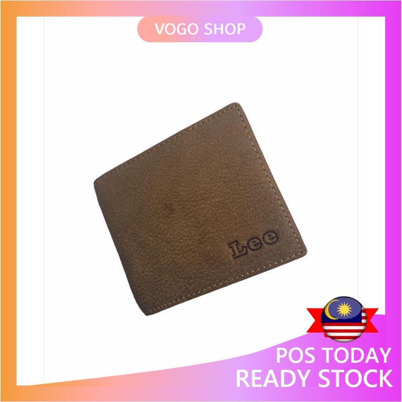 READY STOCK LEATHER (LEE) WALLET LELAKI | Shopee Malaysia
