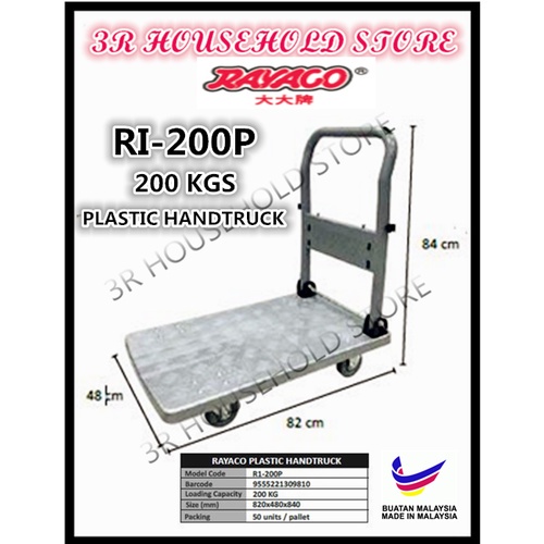 High Quality 200Kgs Foldable Platform Hand Truck Trolley Kerusi Kereta ...