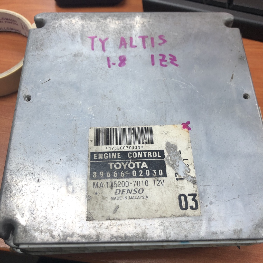 ENGINE ECU ( COMPUTER BOX – ORIGINAL JAPAN TOYOTA) 1ZZ-FE 89666-02030 ...