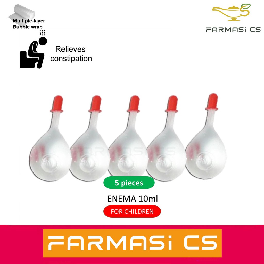 Prime Enema Children 10ml x 5 Pieces EXP:04/2026 [ Relieves ...