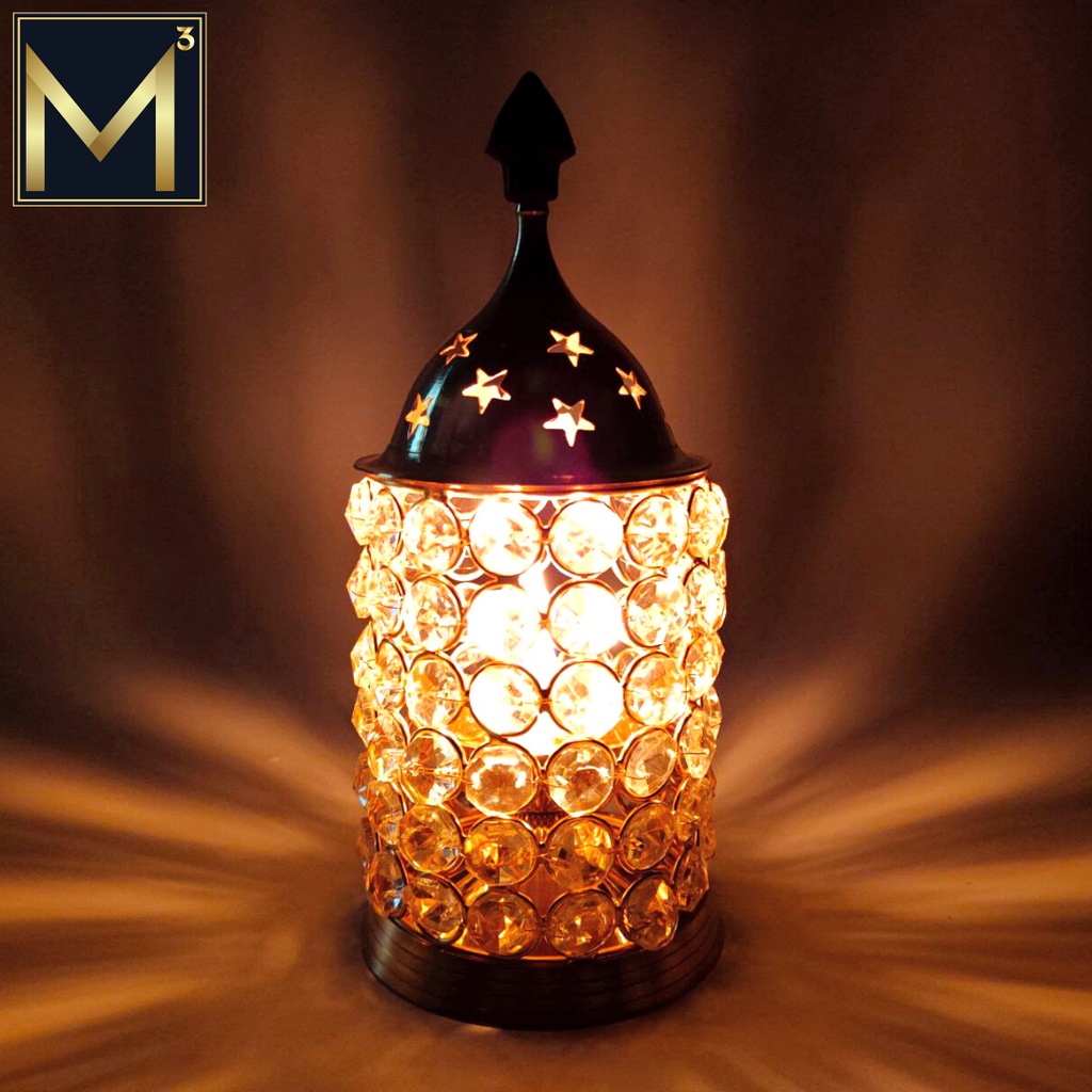 Crystal Vilakku Design/Oil Lamp/Deepam/Prayer Item/Decorative/MC205 ...