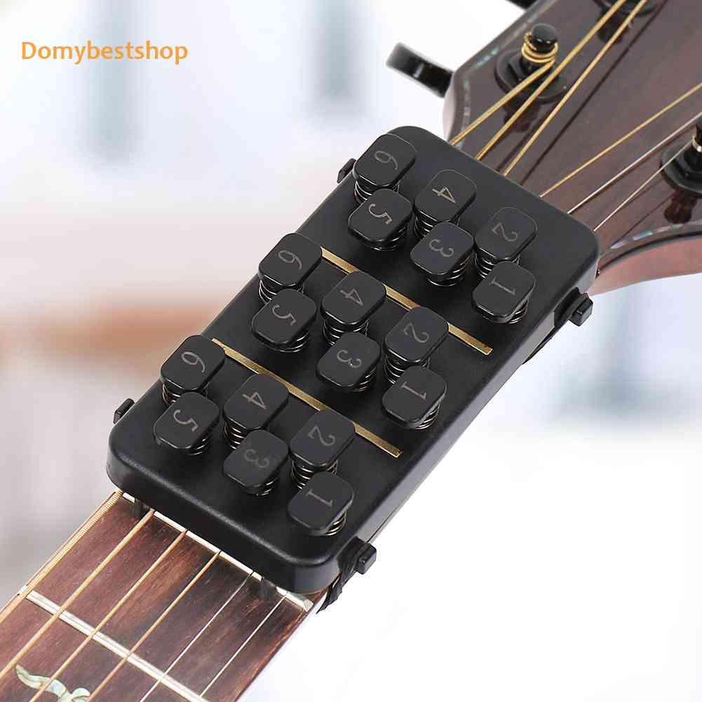 [Domybestshop.my] One-Key Guitar Chord Trainer with 18 Buttons Folk ...
