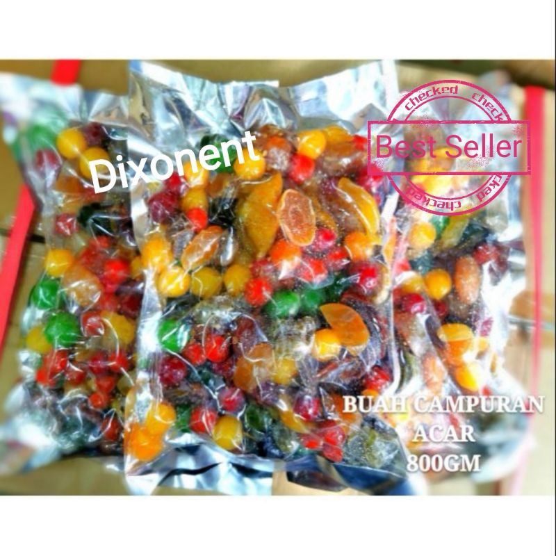 Jeruk Buah Campuran BUAH ACAR 800G Pickled fruits for Acar mixture ...
