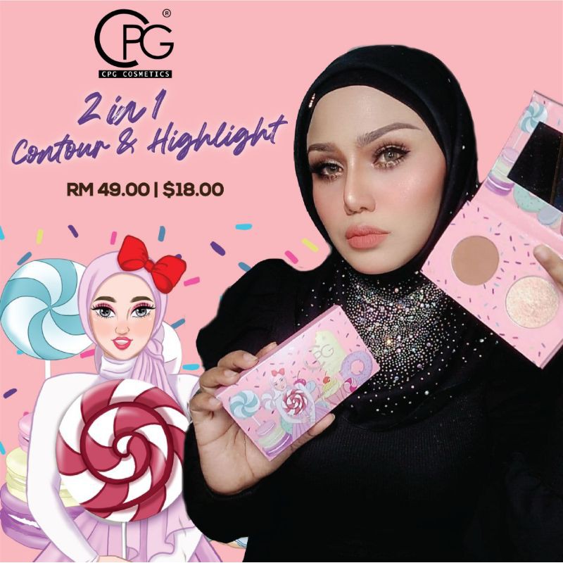 💯 CONTOUR & HIGHLIGHT CPG COSMETICS | Shopee Malaysia