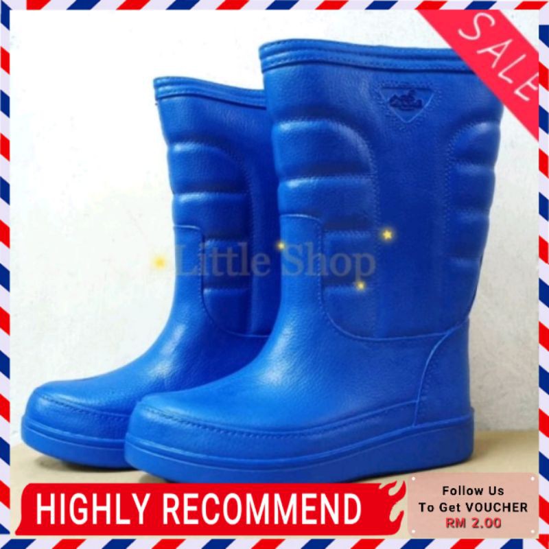 (Ringan + Kualiti Tinggi) APPLE Kasut Boot PVC Ringan Light Weight ...