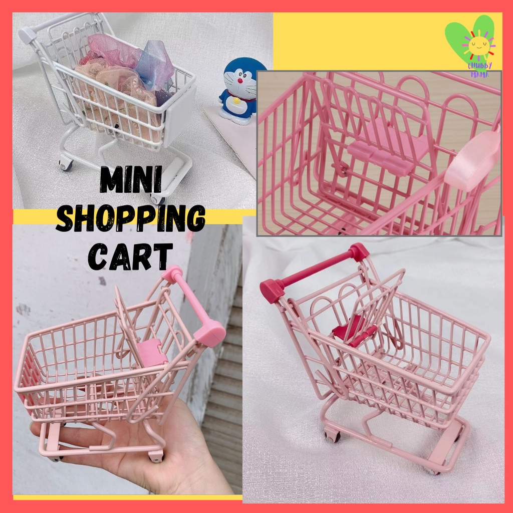 💖Ready Stock💖INS Pink Mini Shopping Cart Mini Trolley | INS 粉色迷你购物车 ...