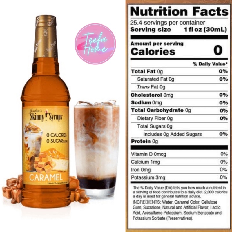 Jordan’s Skinny Syrup 750mL | Shopee Malaysia