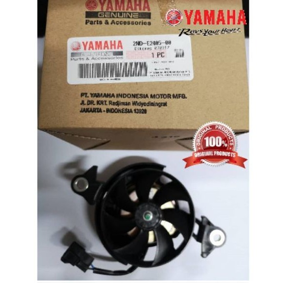 Y15 Y15ZR RADIATOR COOLING FAN /BLOWER 100% ORIGINAL YAMAHA 2ND-E2405 ...
