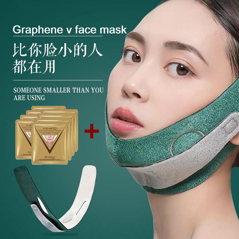 🔥💞💞💞Double Chin Face Lift Mask V Shape Thin Face Lift Massage Face ...