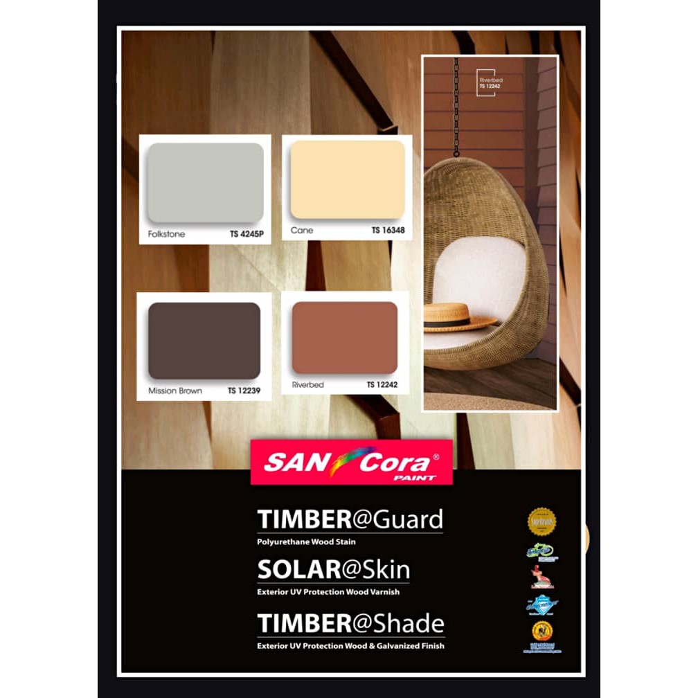 5 Litre SANCORA Timber Shade UV Protection/Wood Lacquer/Wood Shellac ...