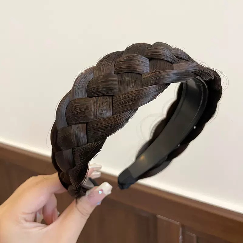 Korean Fashion New Hairpiece Braid Twist Hairband Increase Headband ...