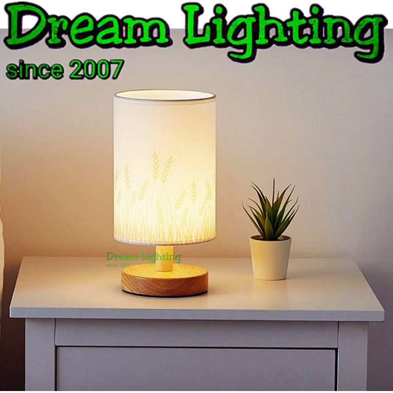 Dream Lighting / Wood Table Lamp Night Light Decorative Desk Lamp ...