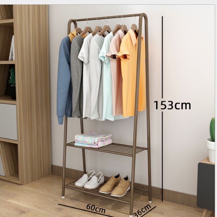 Rak Sidai Baju Besi Serba Guna Corak Menarik Jimat Ruang / Clothes Rack ...