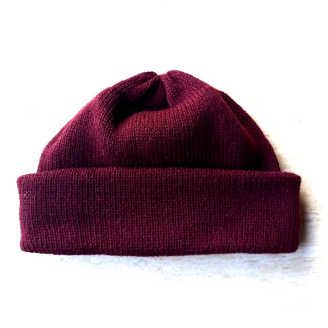 Maroon Knit Beanie | Shopee Malaysia