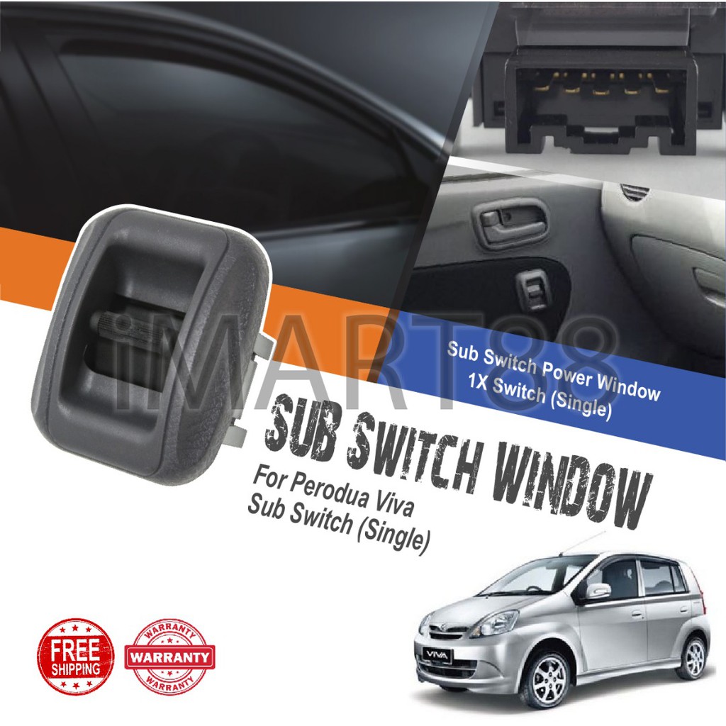 Perodua Viva Sub Single Passenger Power Window Switch | Shopee Malaysia