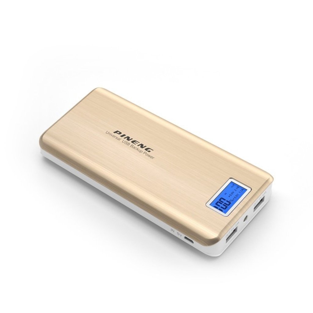Pineng PN-999 20000mAH Powerbank (Gold)ineng PN-999 20000mAH Powerbank ...