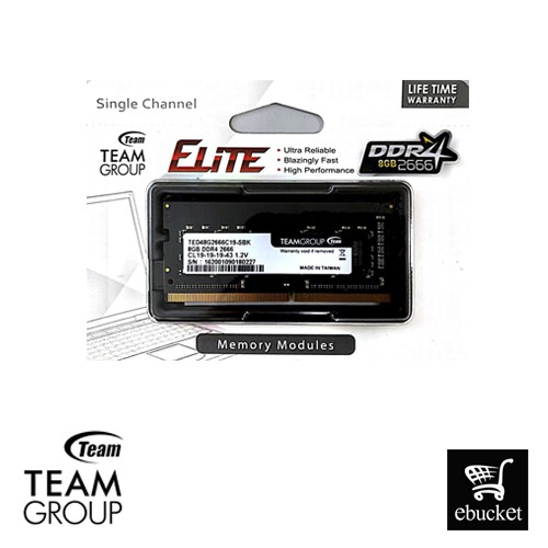 Team Elite 8GB DDR4 2666Mhz / 3200Mhz Sodimm ( Laptop Ram ) | Shopee ...
