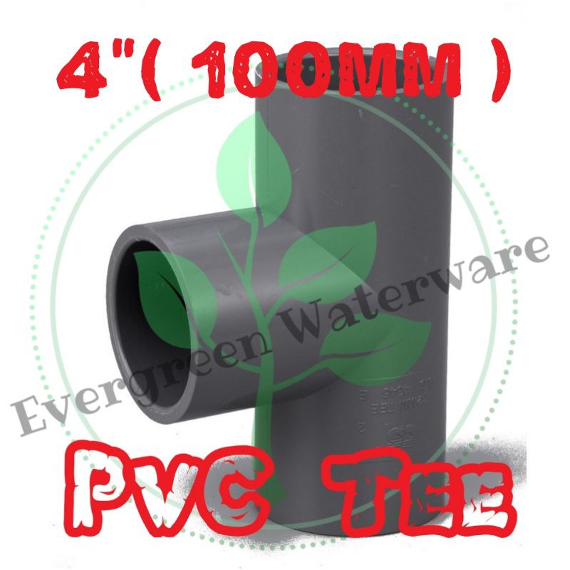 4 Inch PVC TEE 100MM / PVC Fittings / PVC Pipe | Shopee Malaysia