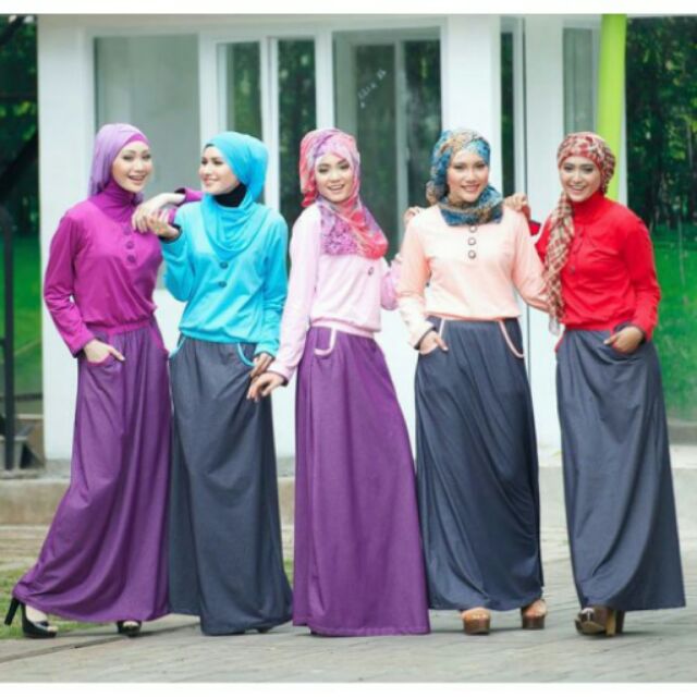Baju Dress Wanita Muslimah | Dress Labuh Muslimah | Baju Wanita ...