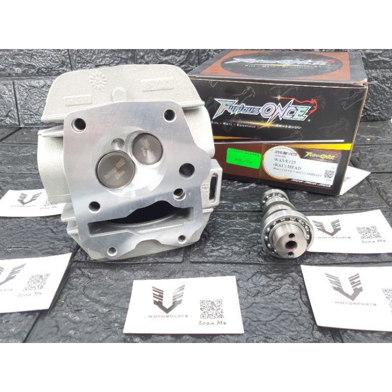 Honda Wave125/W125 Racing Head With Valve And Camshaft (Furious Once ...