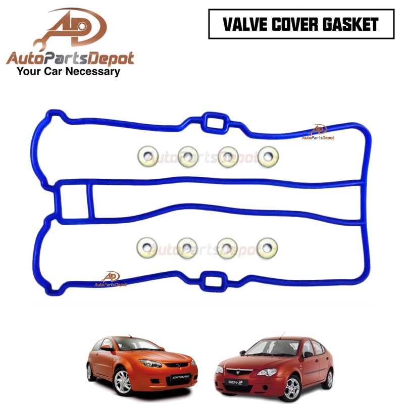 SILICONE VALVE COVER GASKET +Valve Cover Bush- PROTON GEN2, SATRIA NEO ...