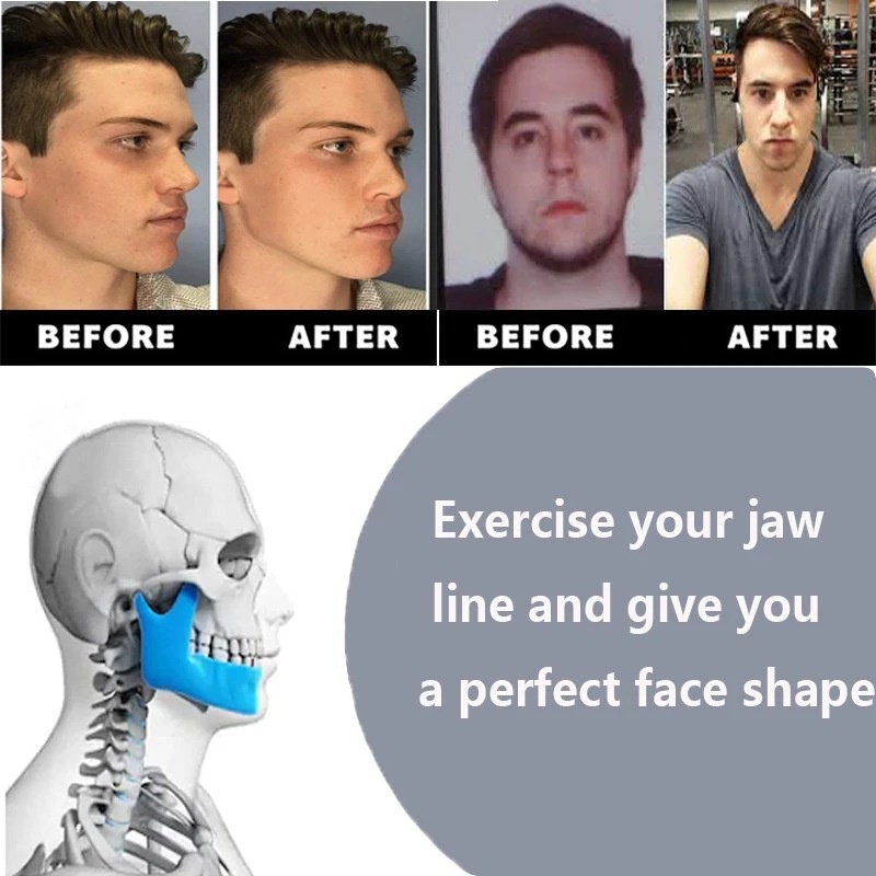 Jaw Face Fitness Ball Jawline Exerciser Facial Anti-Wrinkle Jaw ...