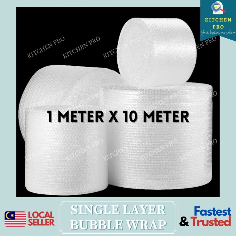𝐊𝐈𝐓𝐂𝐇𝐄𝐍 𝐏𝐑𝐎 | Bubble Wrap Packaging 10 Meter / Extra Protection Air ...