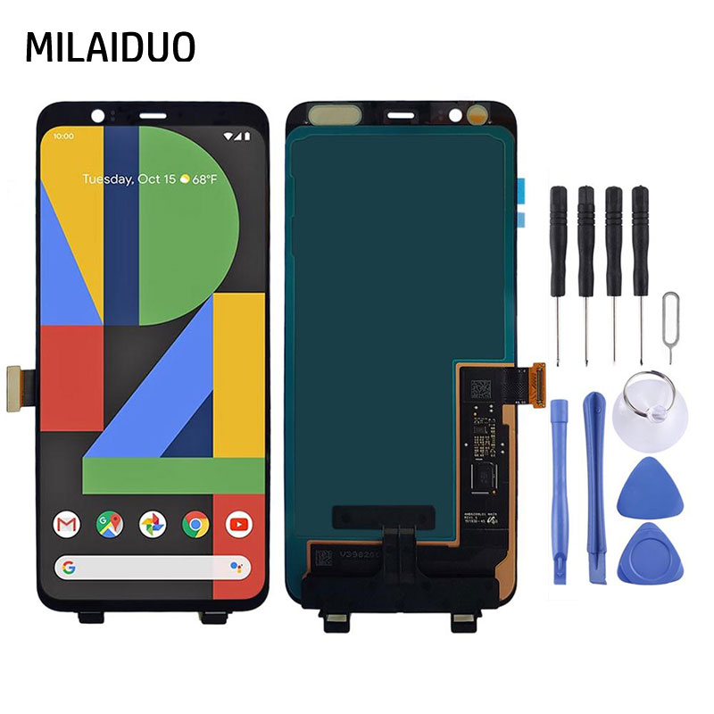 For HTC Google Pixel 4 / Pixel 4 XL LCD Display Touch Screen Digitizer ...