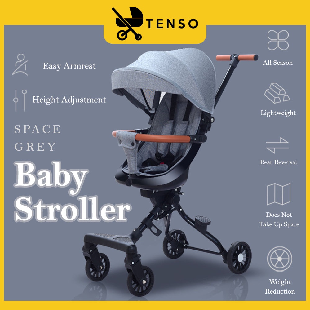 TENSO T039 Stroller Magic 2 Hala Boleh Dilipat (Ringan) Dengan Canopy ...