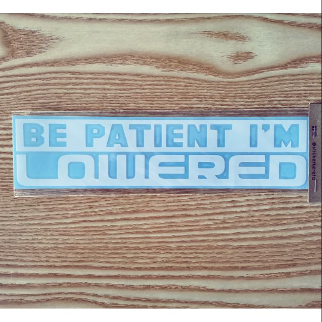 I'm Lowered Style Deco Car Sticker [Ready Stock] | Shopee Malaysia